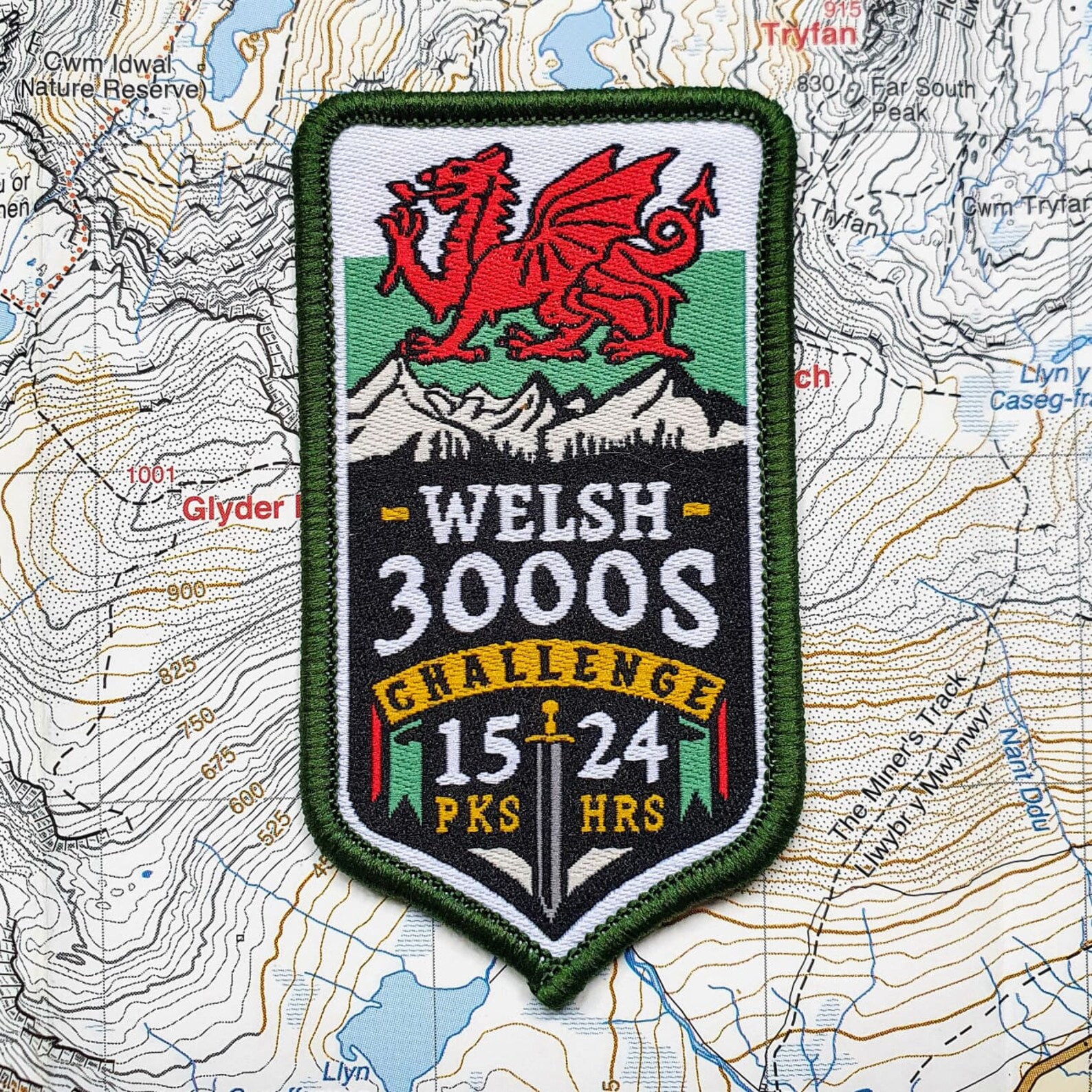 Welsh 3000s Challenge patch | Etsy