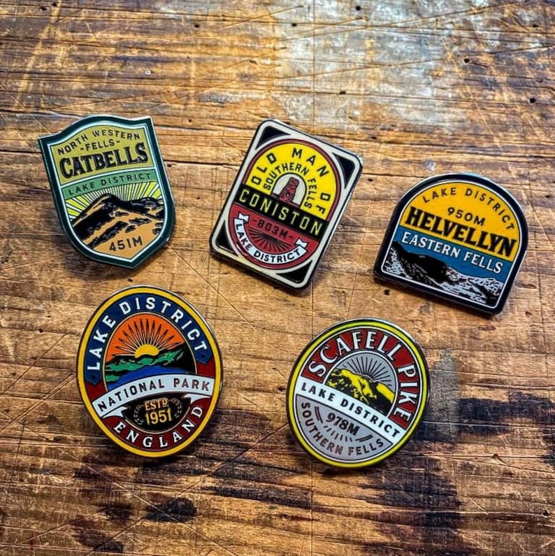 Lake District National Park Pin - Etsy