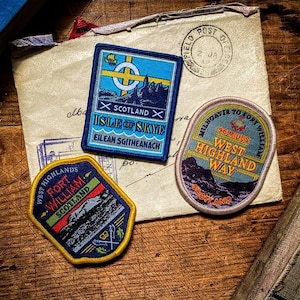 West Highland Way Woven Adventure Patch - Etsy