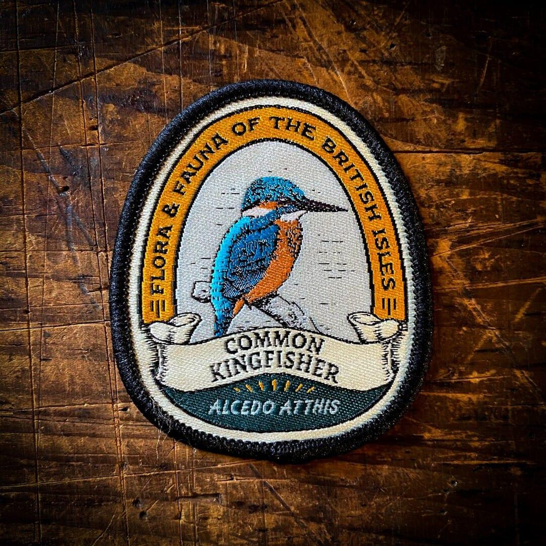 Common Kingfisher Patch - Etsy UK