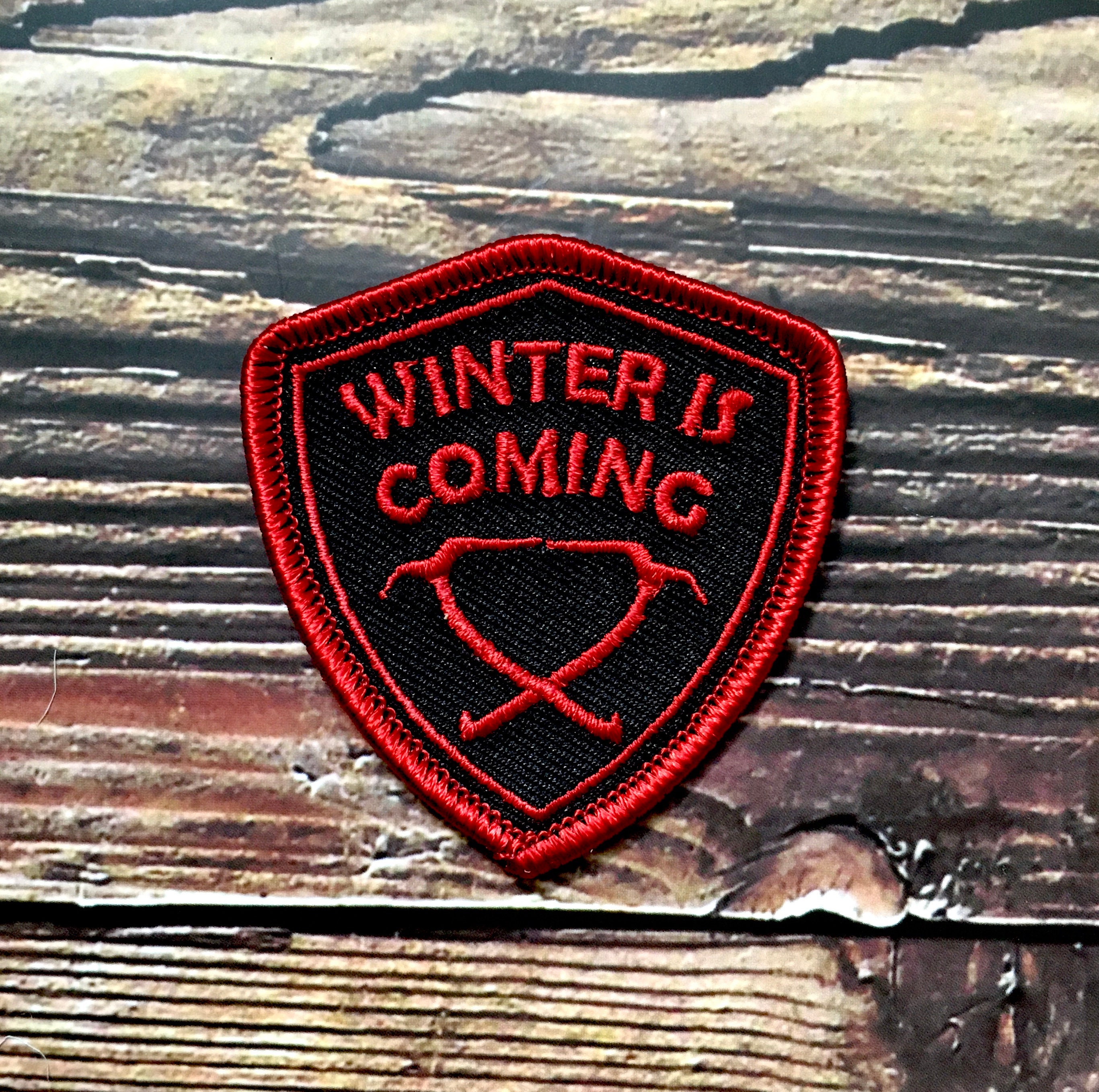 Winter is Coming Embroidered Patch - Etsy