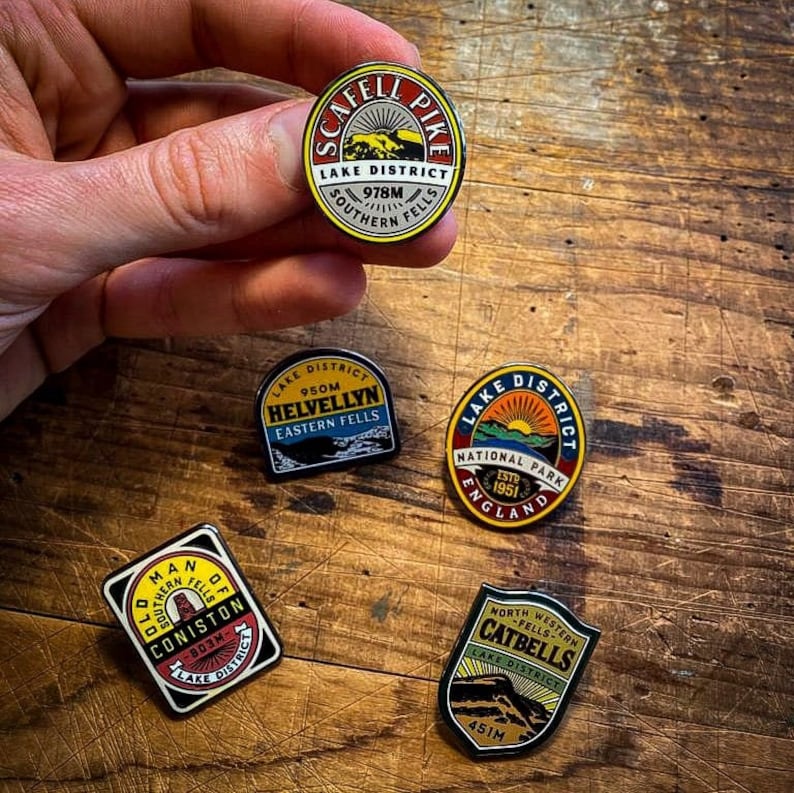 Lake District National Park Pin - Etsy