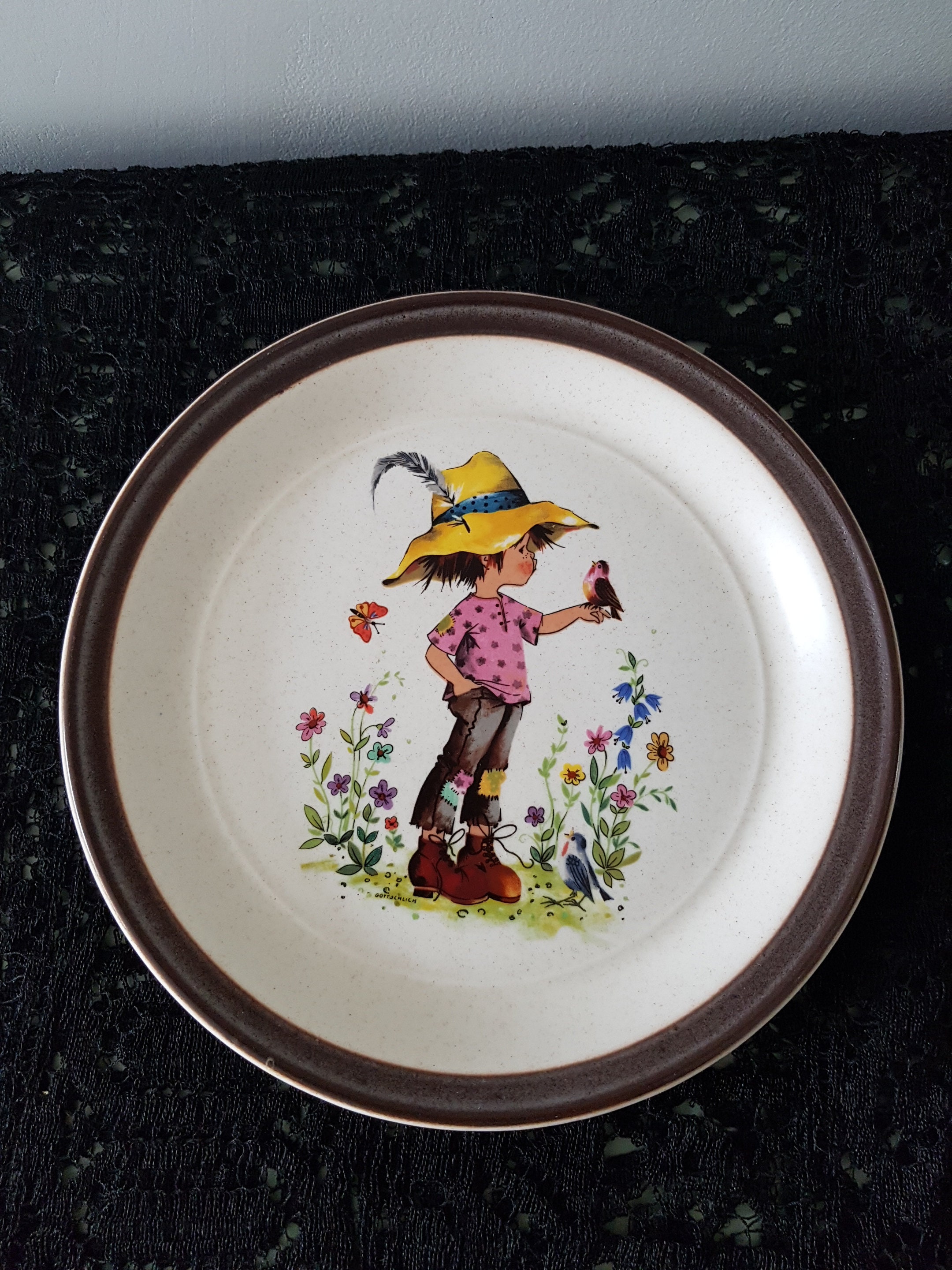 7 Doverstone Staffordshire England small plate heather | Etsy