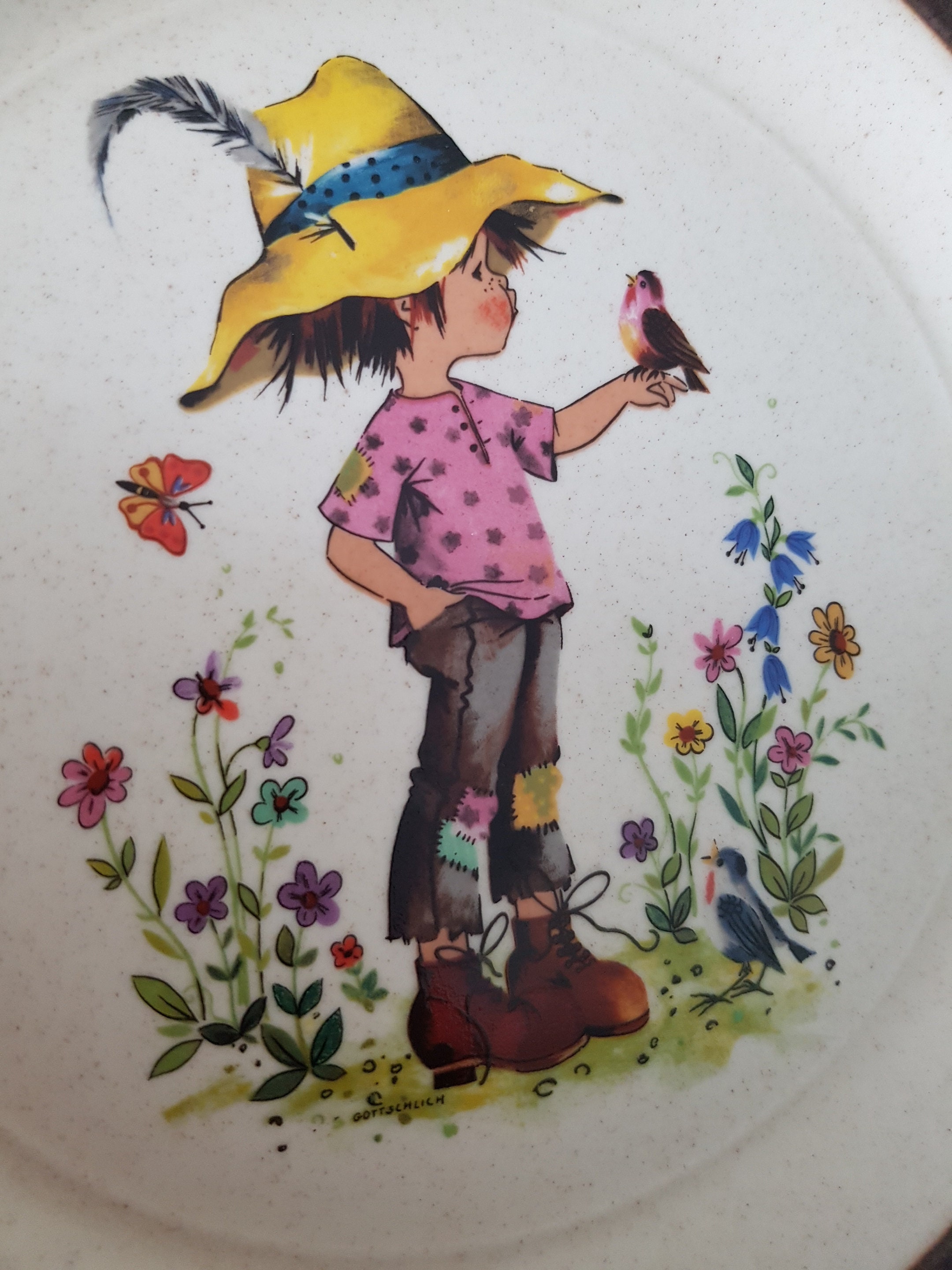 7 Doverstone Staffordshire England small plate heather | Etsy