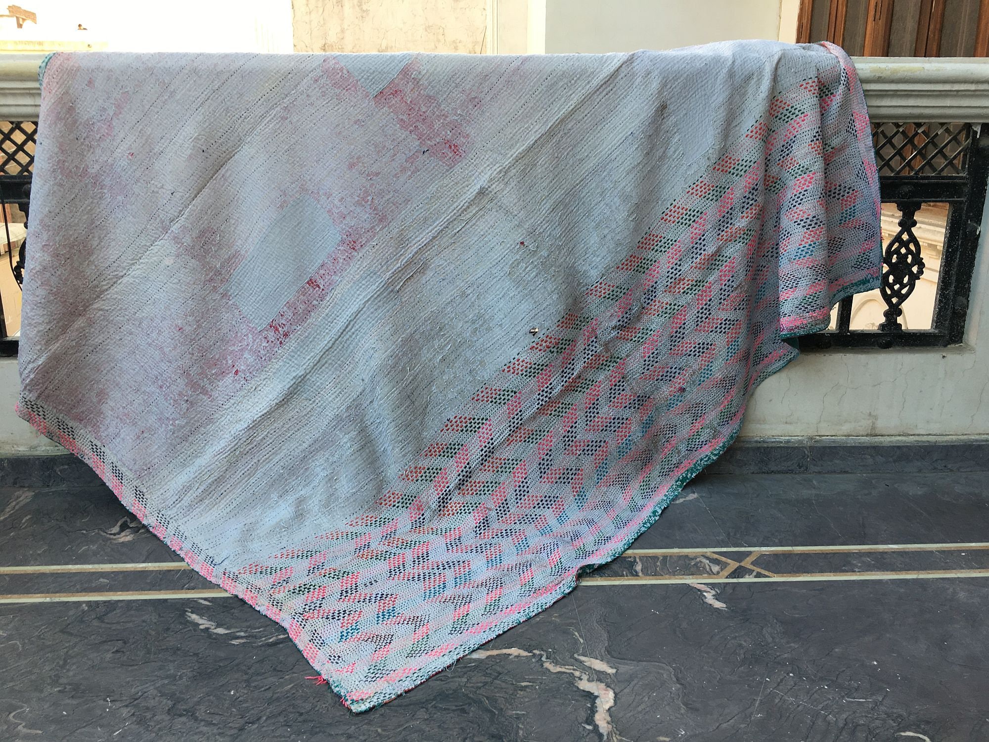 Vintage Cotton Kantha Quilt Handmade Gudari Indian Bedding | Etsy