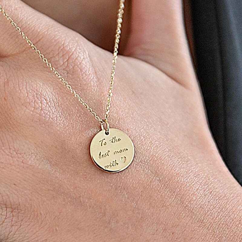 Custom Gold Pendant - Etsy