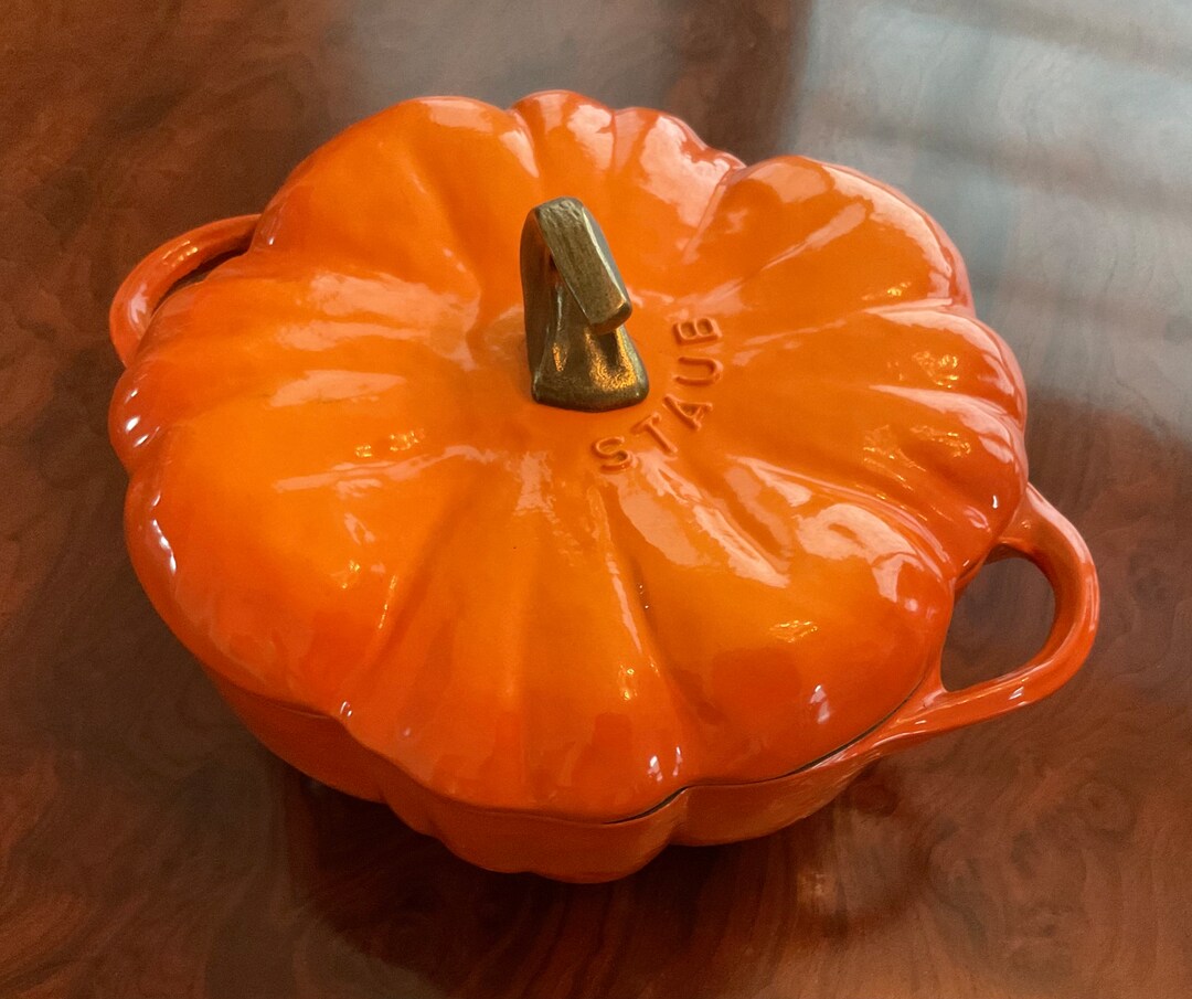 Ultra Rare (and Never Used!) Staub 5.5 Quart Pumpkin - Etsy