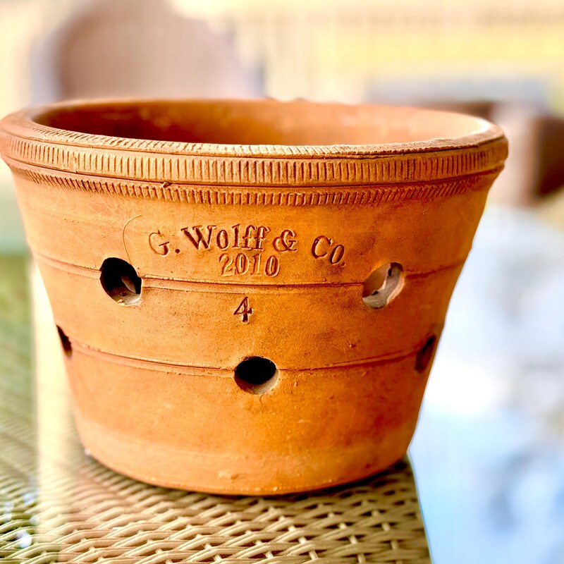 Clay Orchid Pot - Etsy