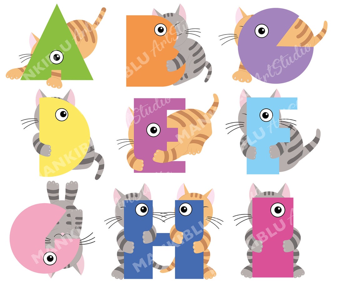 ABC Clipart, Alphabet Clipart, Scrapbook Clipart, School Clipart ...
