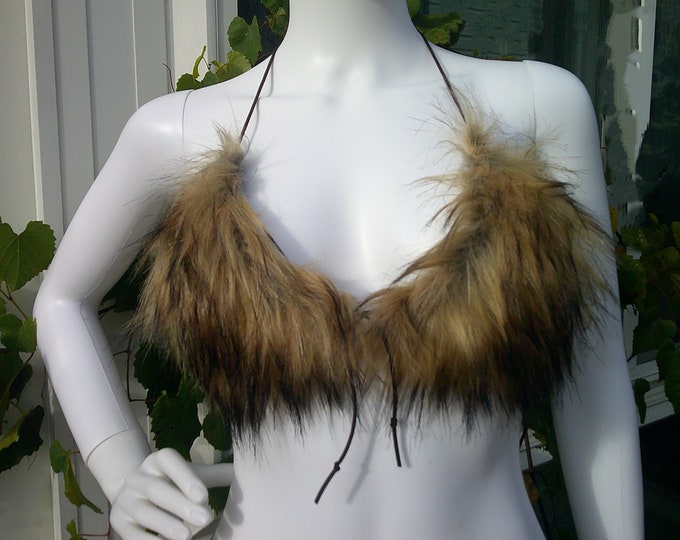 Fun Faux Furry Novelty Bra - Etsy
