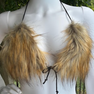 Fun Faux Furry Novelty Bra - Etsy