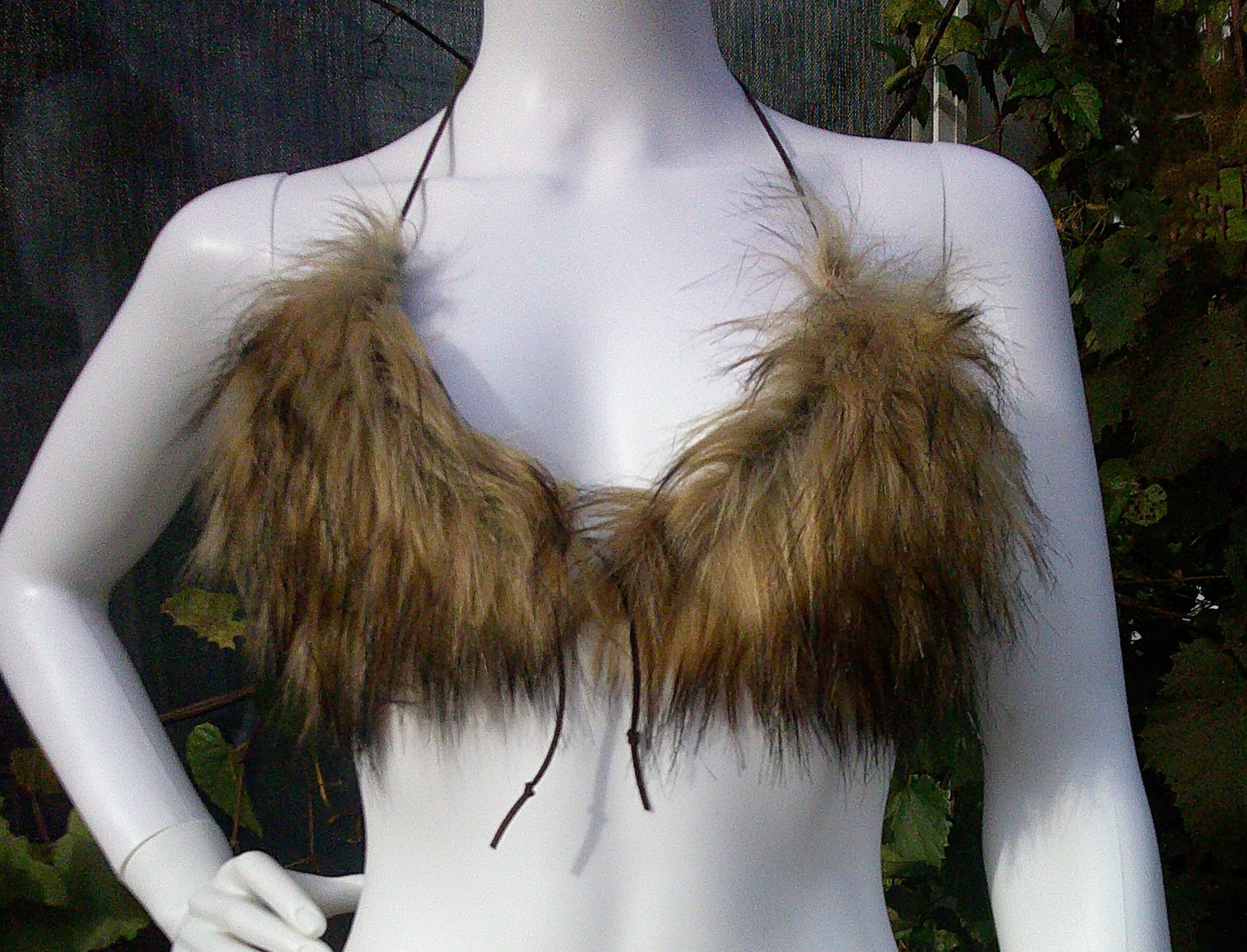 Fun Faux Furry Novelty Bra - Etsy
