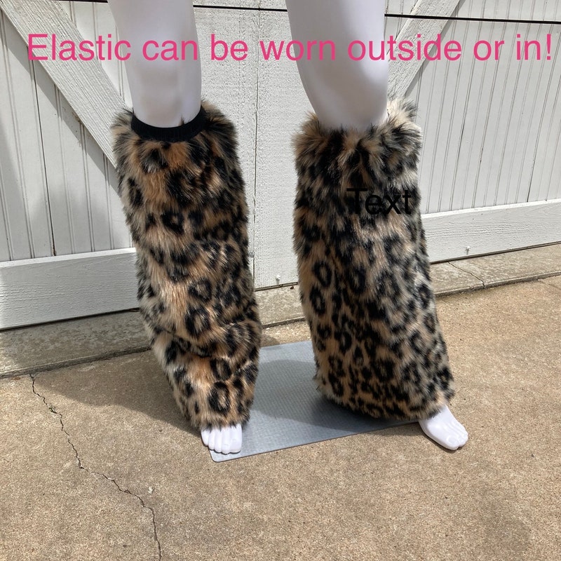 Fur Leg Warmers - Etsy