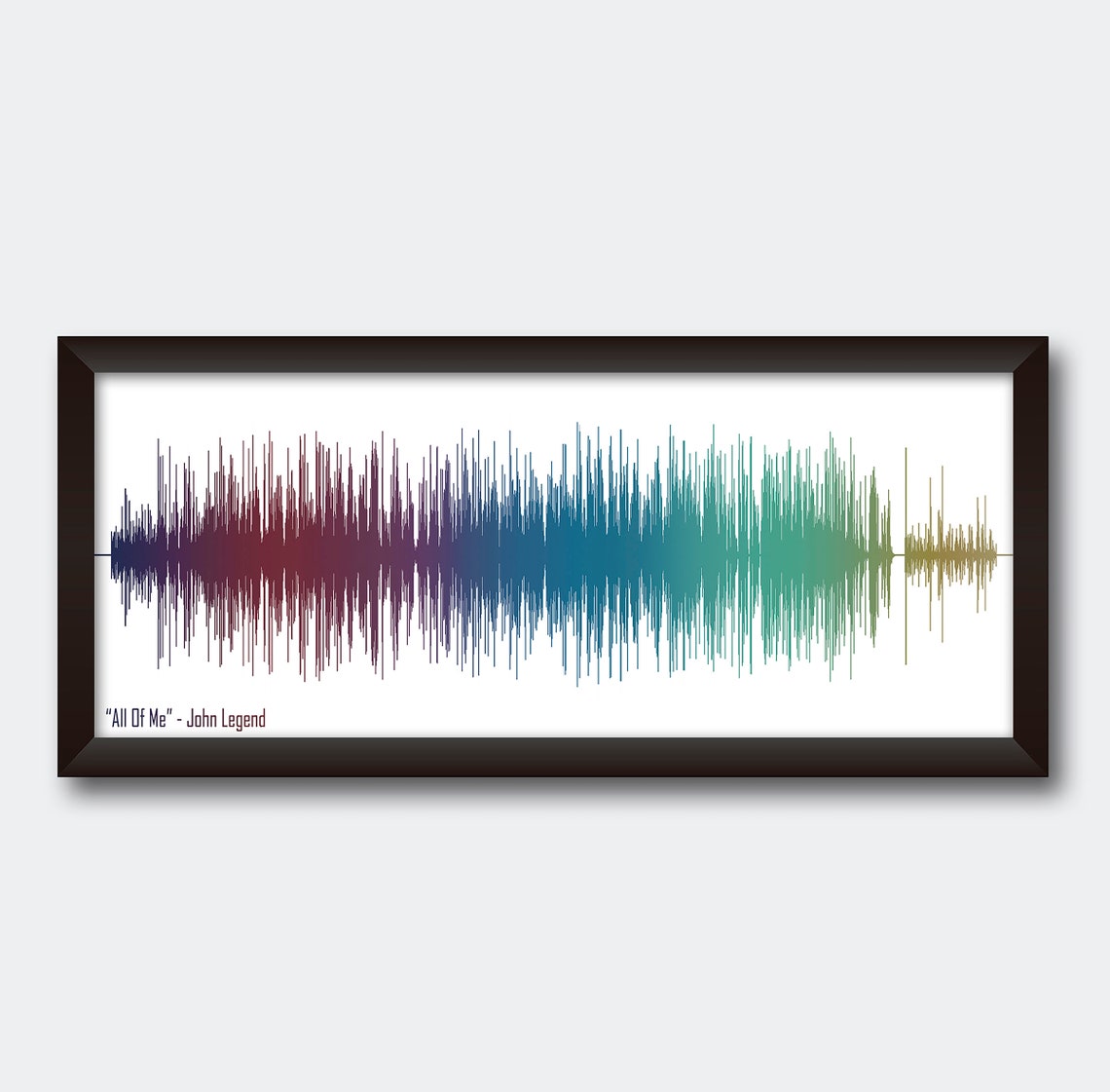 Custom Song Print Soundwave Art Song Sound Wave Print - Etsy