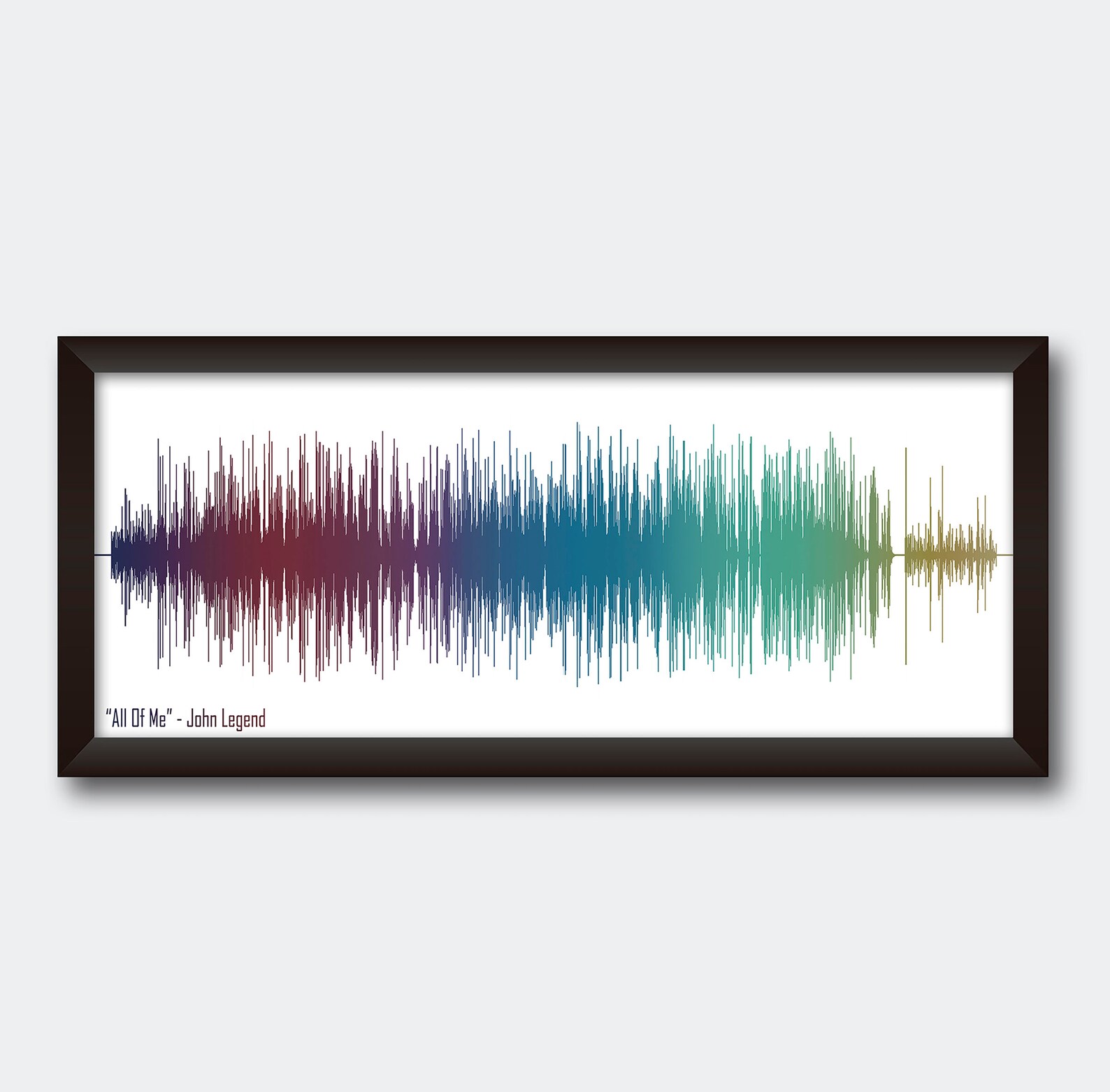 Custom Song Print Soundwave Art Song Sound Wave Print - Etsy