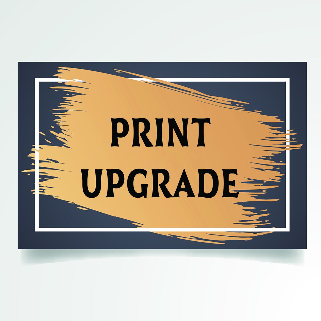 Print Upgrade 12 X 12 Paper Print Upgrade to 14 X 14 Print - Etsy