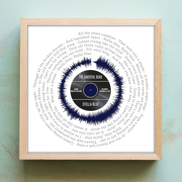Song Lyrics Wall Art - Etsy