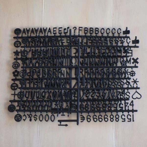 11x11 Round Felt Letter Board THE ROUNDABOUT White White Felt, White ...