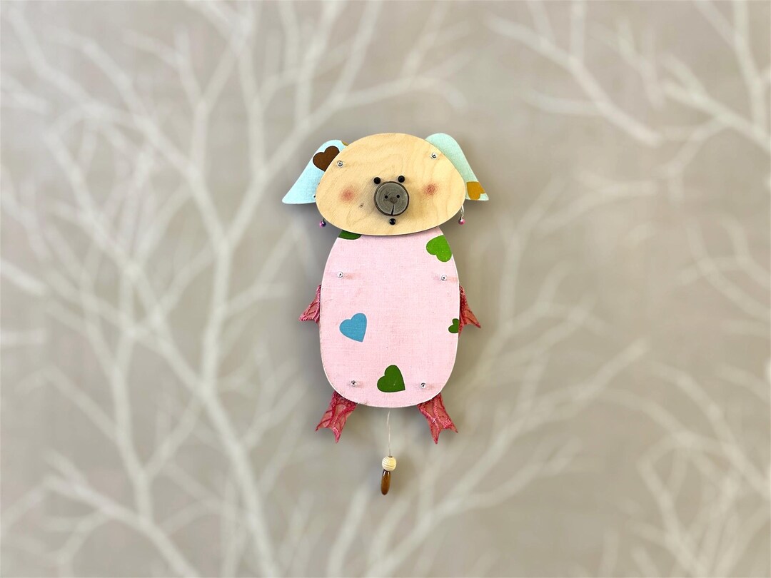 Hopsiktoy, Piglet, Hampelmann, Jumping Jack, Pull String Toy - Etsy