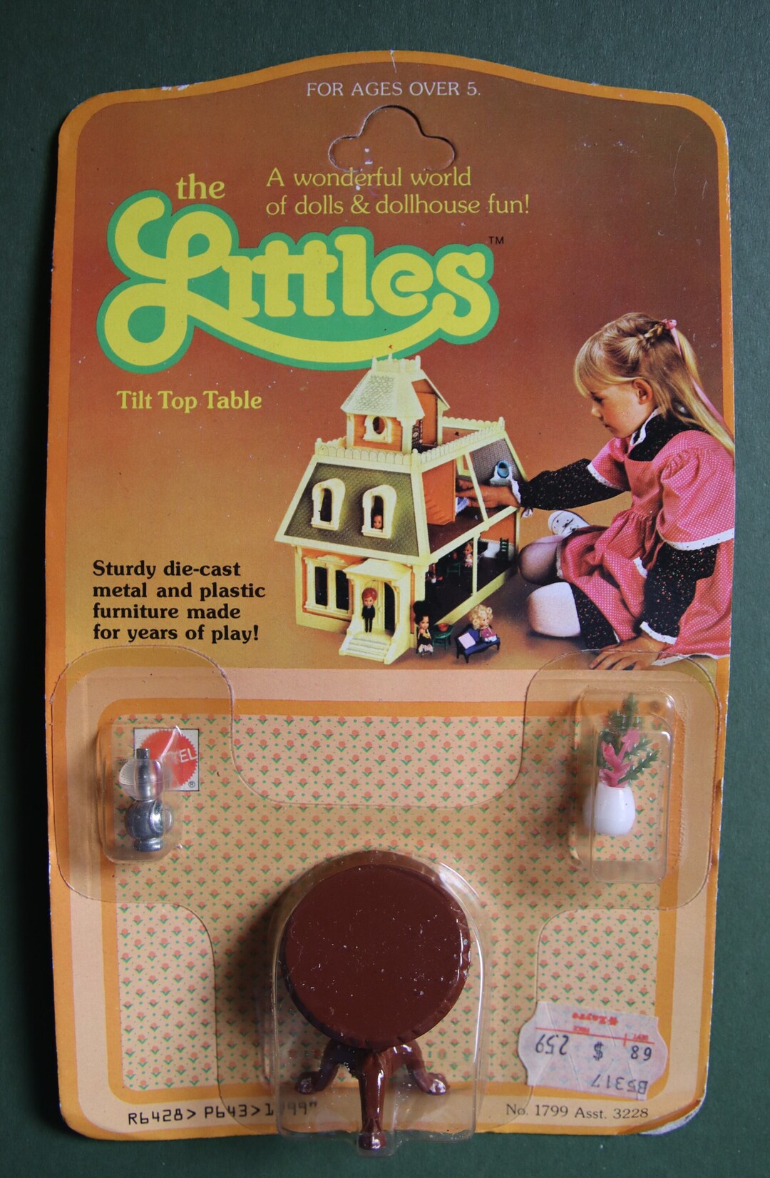 Tilt Top Table - From Mattel's the Littles Furnished Home - Etsy