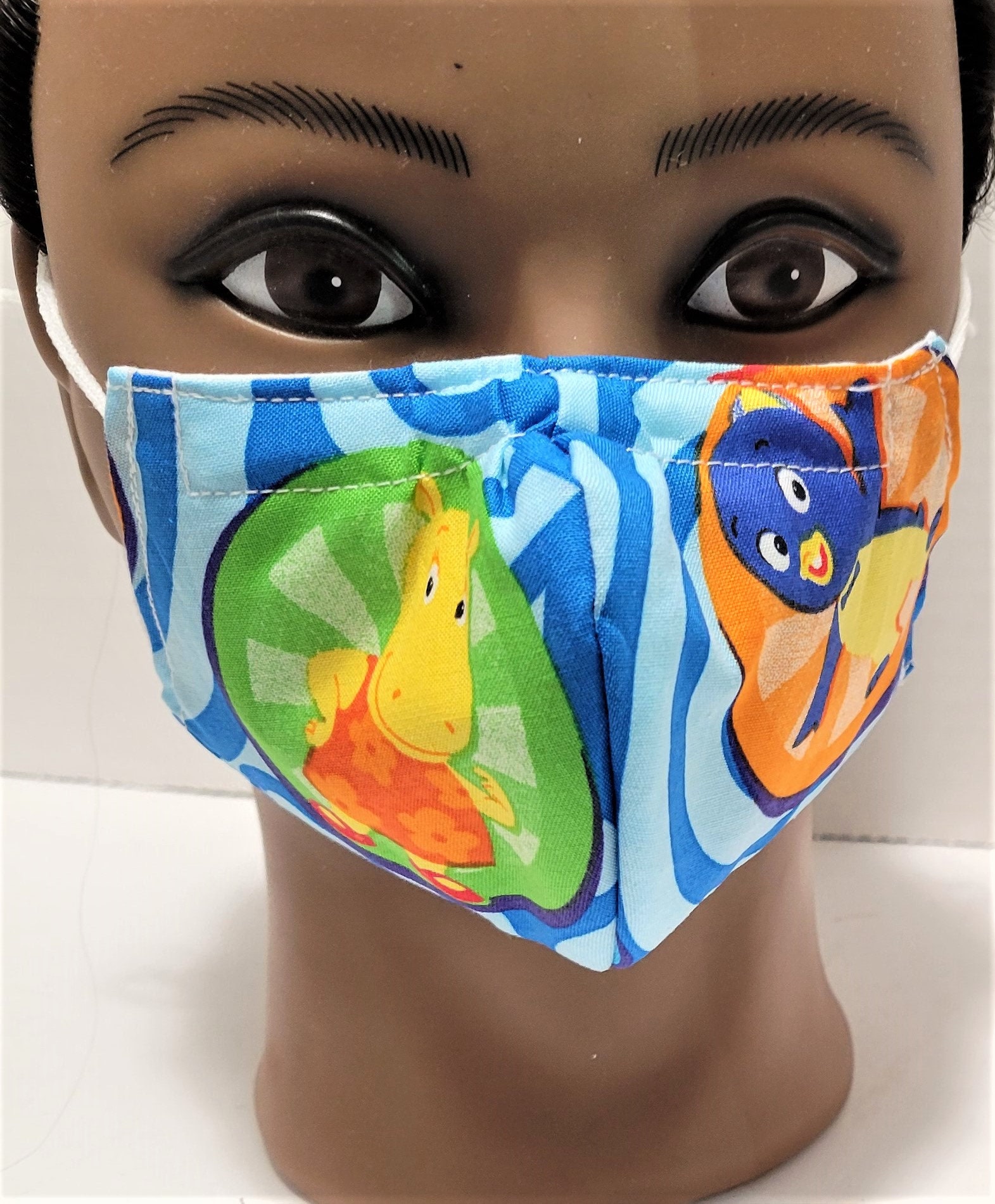 5 Layer Kids Washable, Cloth Face Coverings With Filters Built In, Nose ...