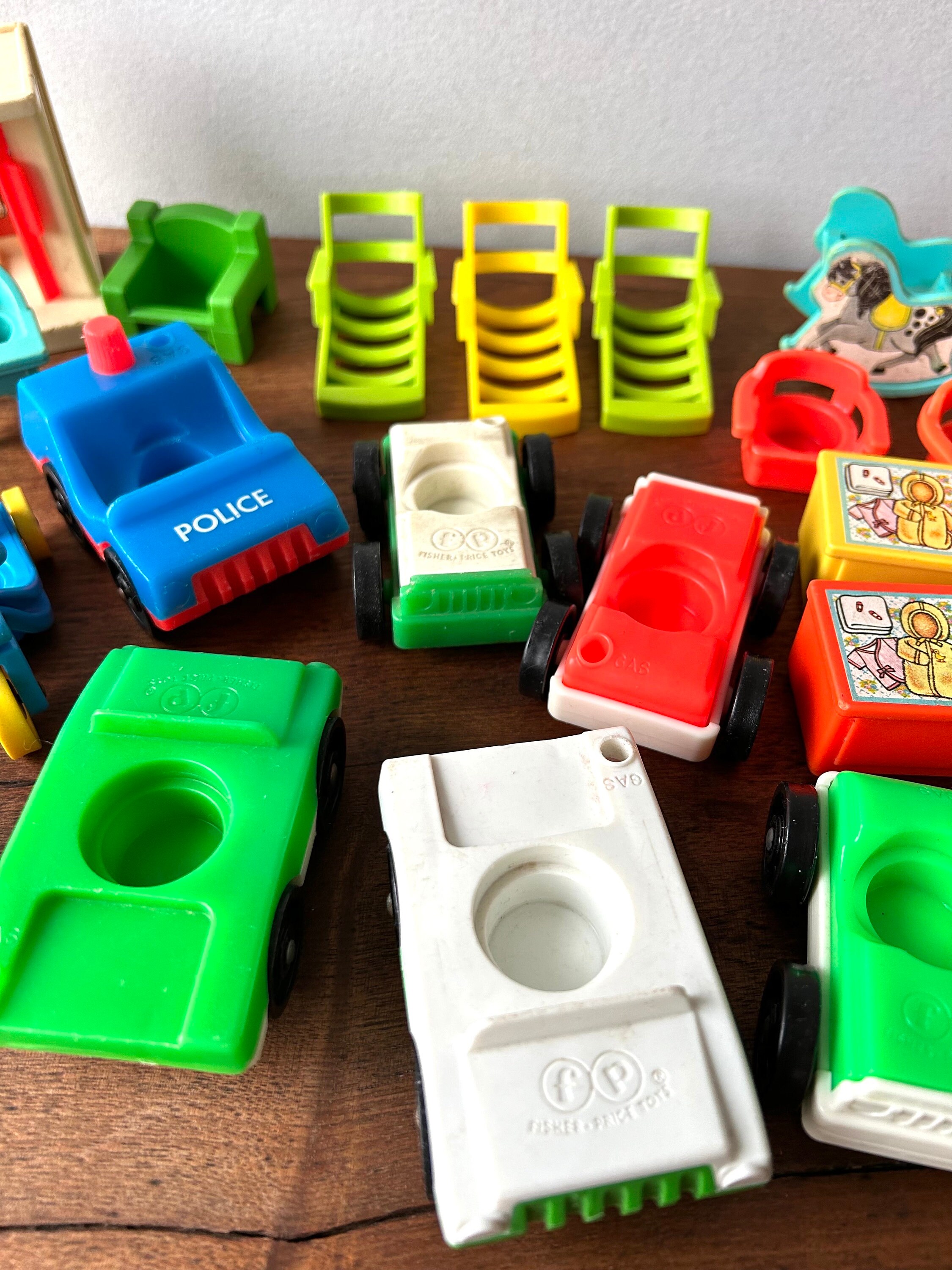 28 Piece Fisher Price Little People Furniture / Cars Chairs - Etsy