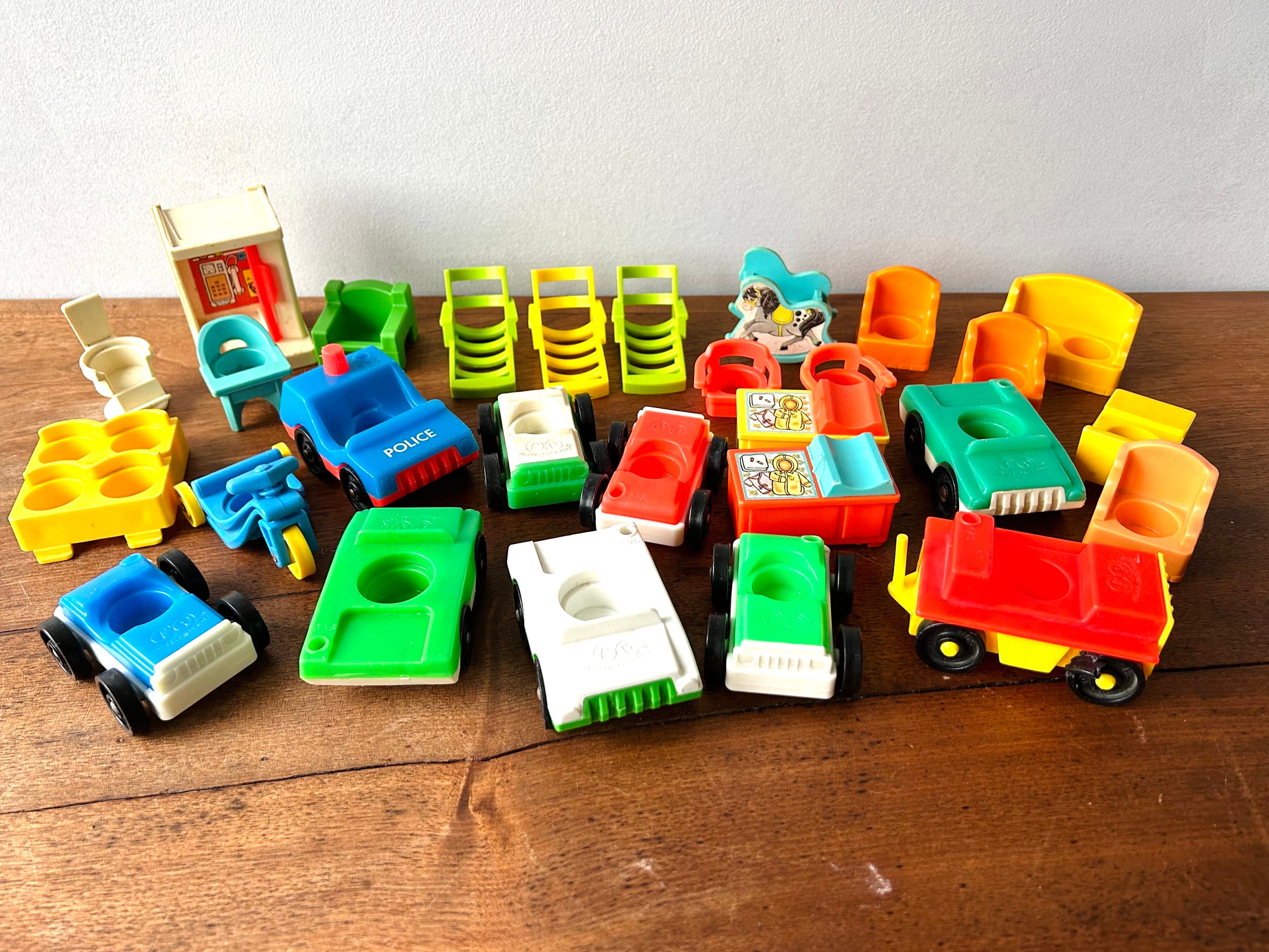 28 Piece Fisher Price Little People Furniture / Cars Chairs - Etsy