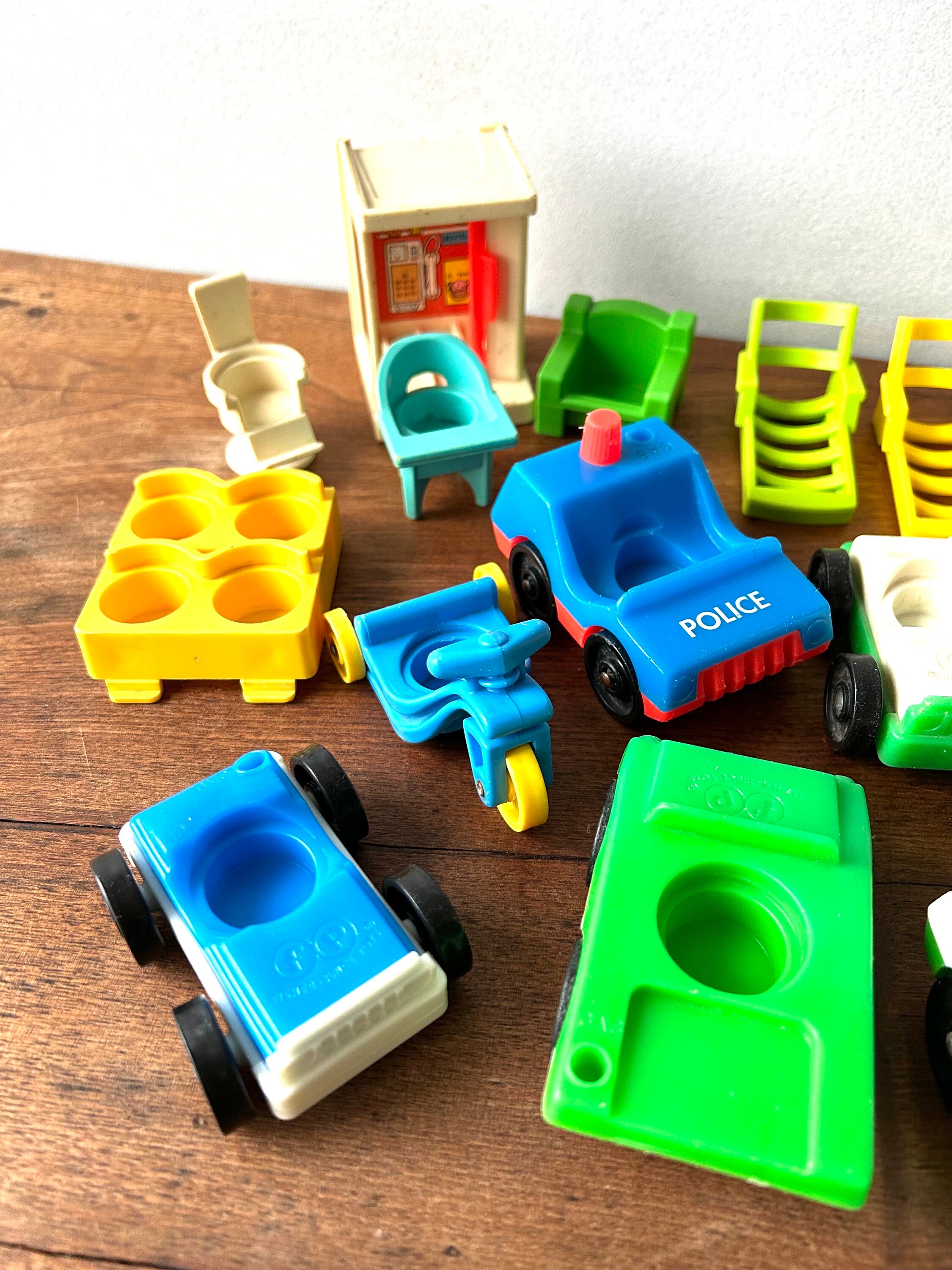 28 Piece Fisher Price Little People Furniture / Cars Chairs - Etsy