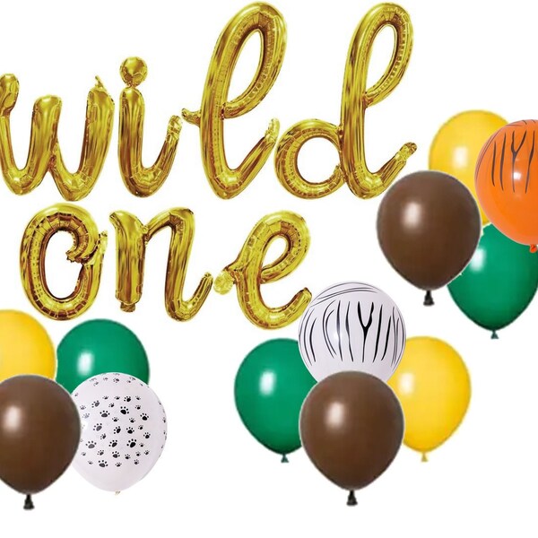 Wild One Balloon - Etsy