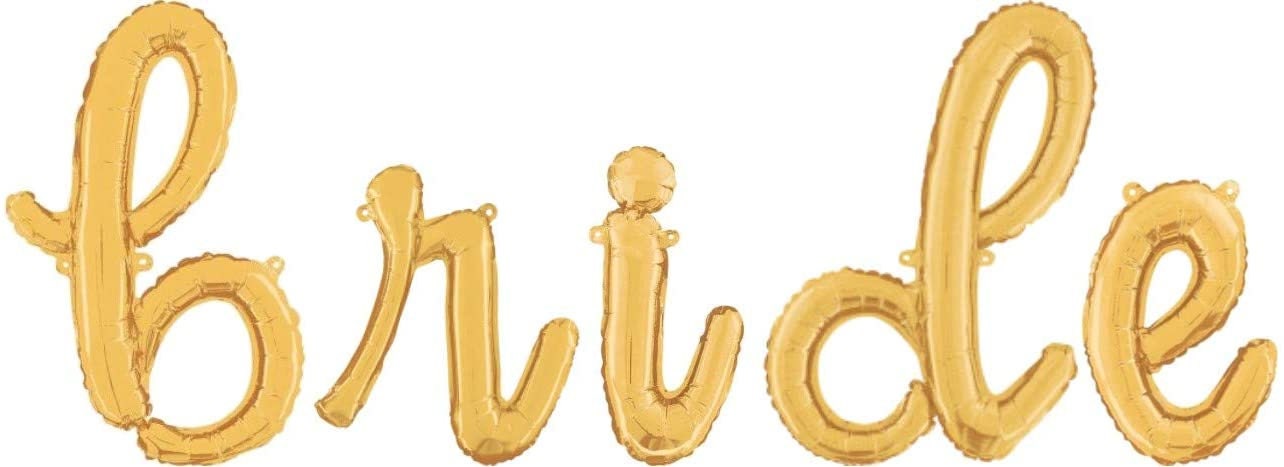 Bride to Be cursive letter balloons Bride banner script | Etsy