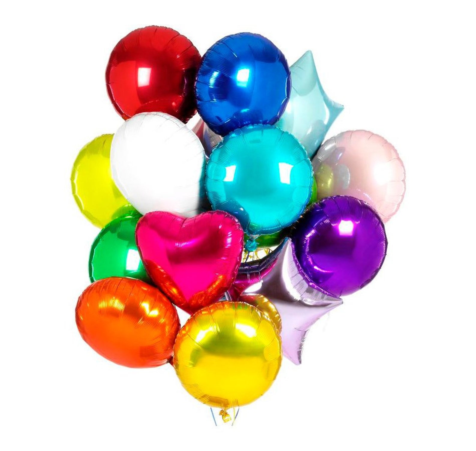 18 Mylar Foil Balloon Bouquet Balloons Birthday Decor - Etsy