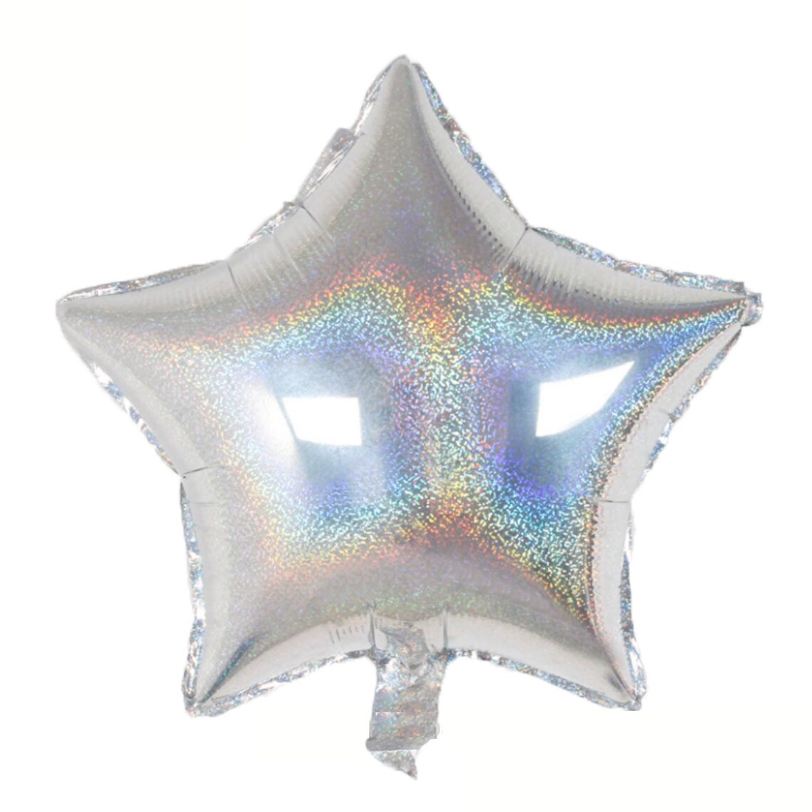 18 Holographic Laser Star Balloon Bouquet 1-12pcs Silver - Etsy