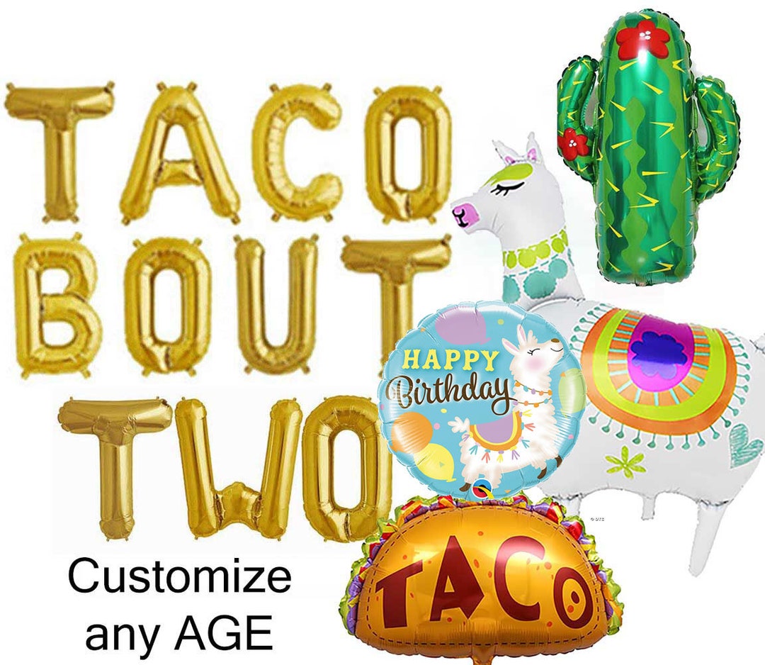 Taco Bout Two Banner, 2nd Birthday, 2nd Birthday Party, Taco Bout Two ...