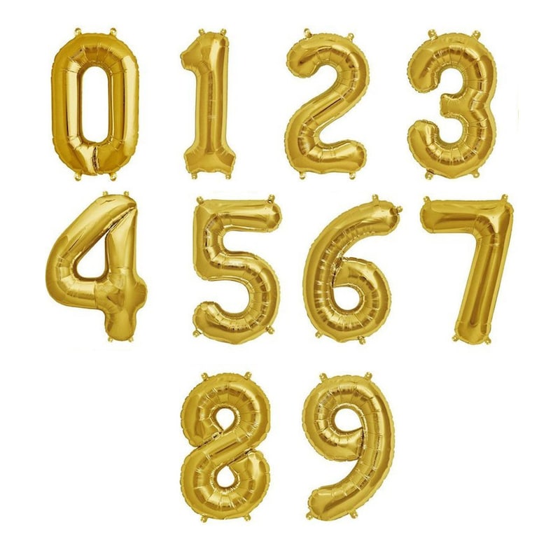18" Number Balloon - Etsy