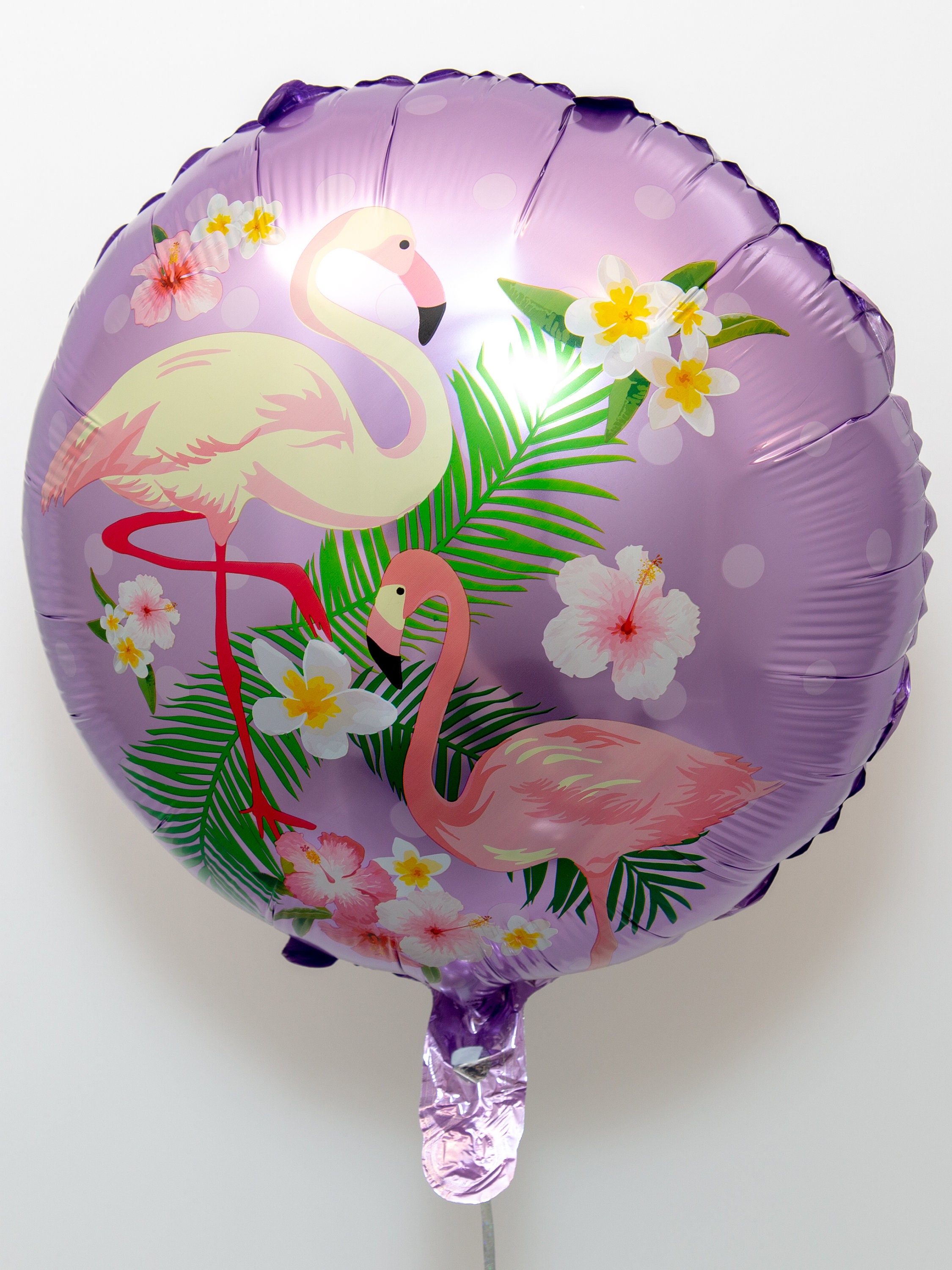 18 FLAMINGO Birthday Balloon Pink Purple Teal Balloon - Etsy