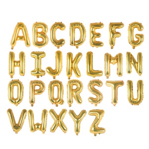 Rose Gold Letter Balloons - 16 Inch Custom Phrase Banner | Decoration ...