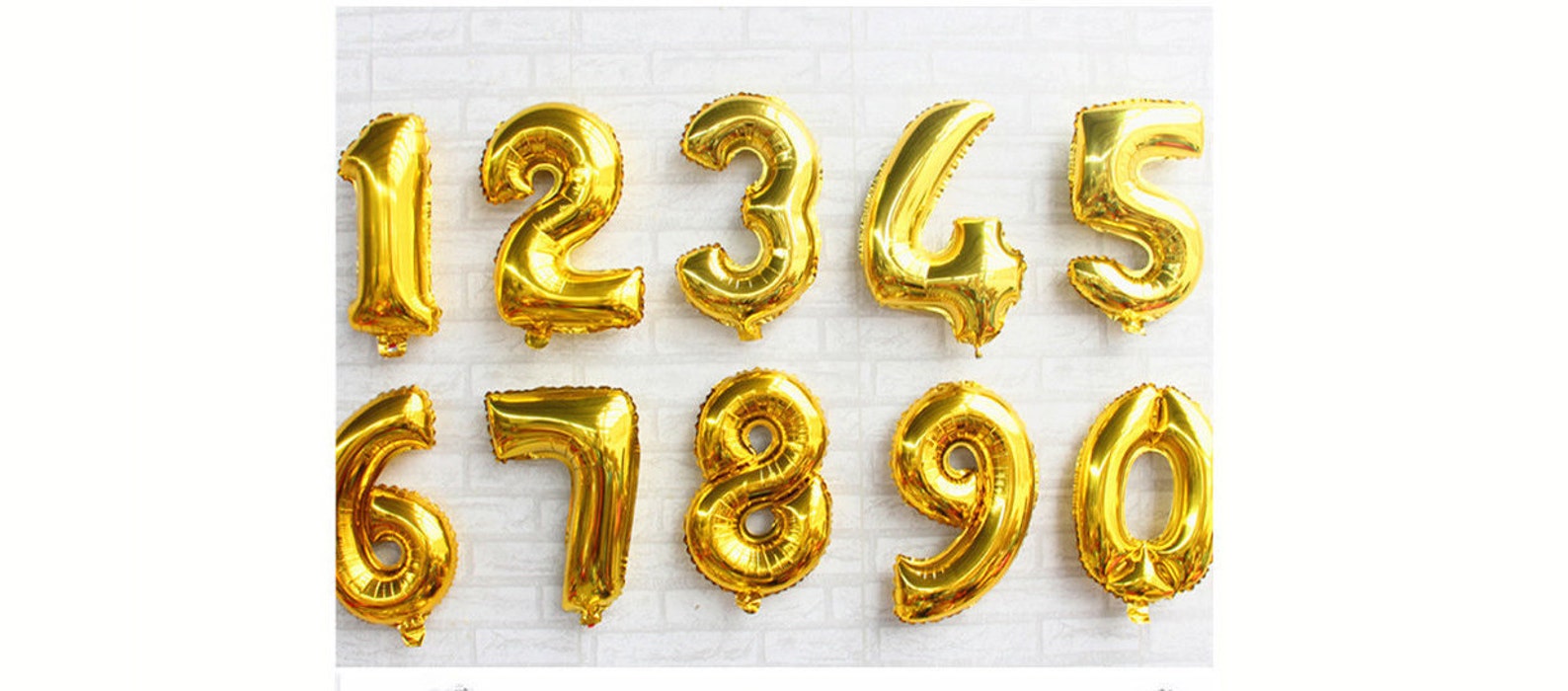 Cyber Sale 16 Inch & 32 Inch Gold Number Balloon Air Filled - Etsy