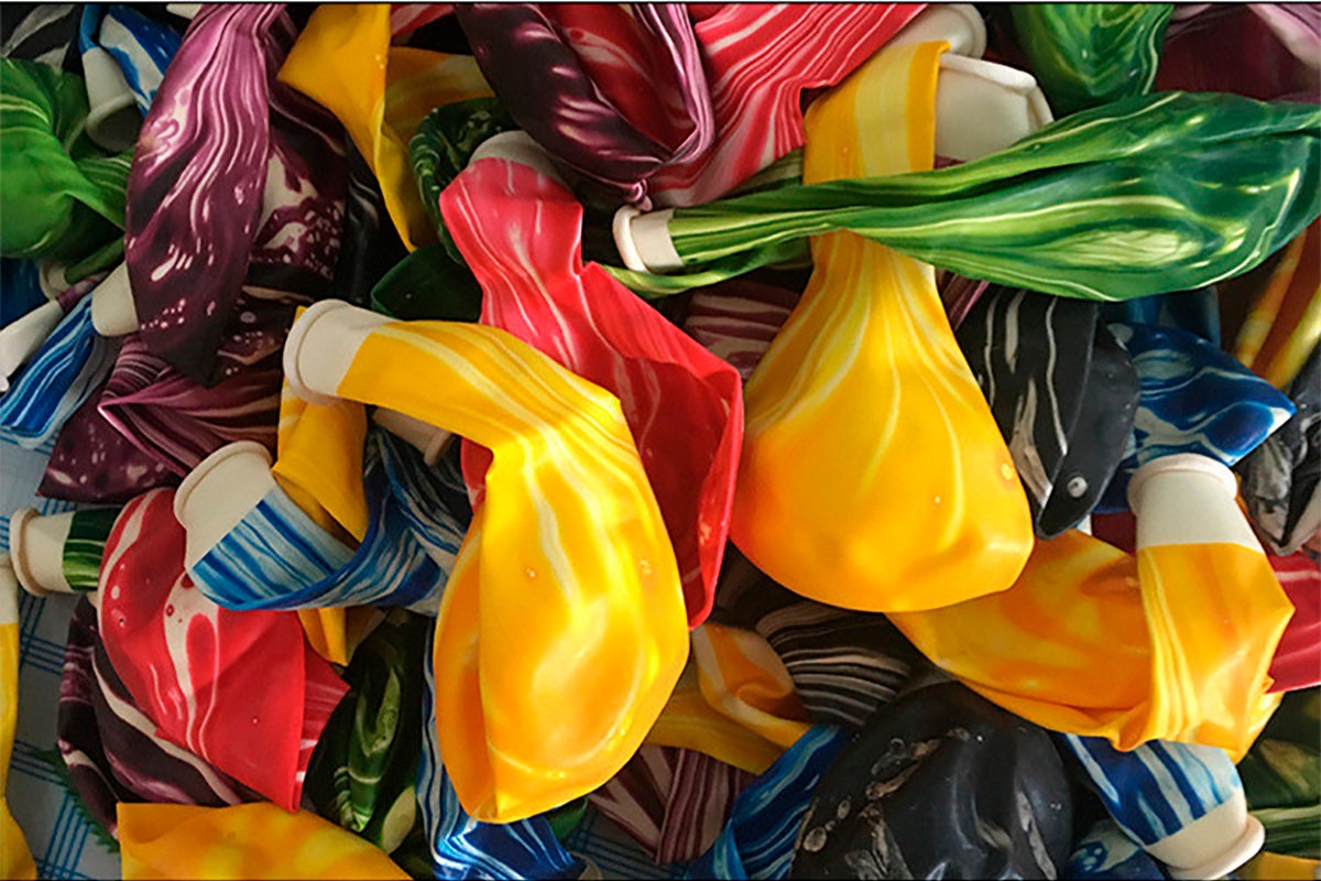 12 1/3/12 pcs MARBLE BALLOONS Classic Agate Balloon | Etsy