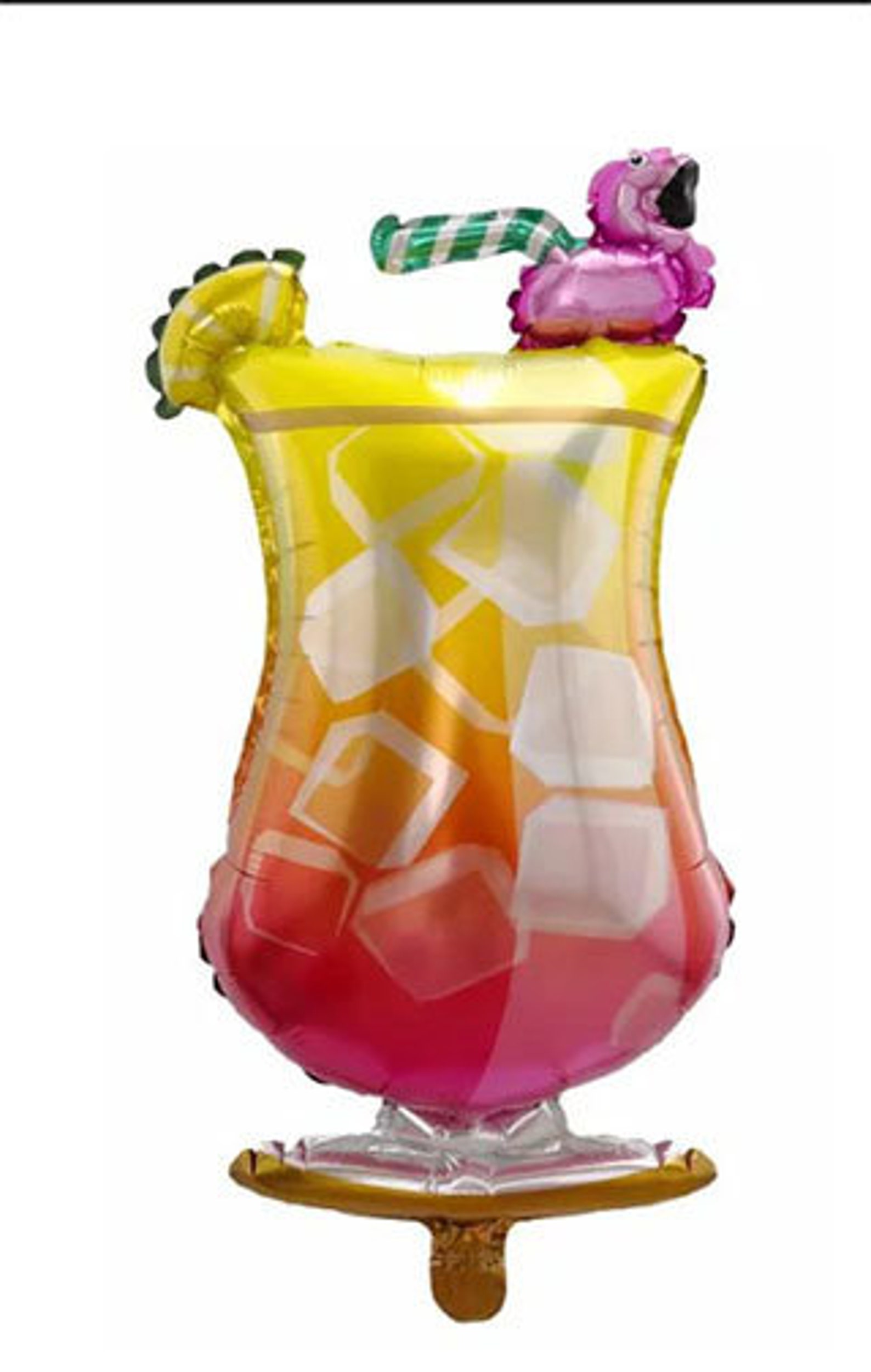 35" Tropical Drink Balloon, 31" Pineapple, 29" Palm Tree, Birthday ...