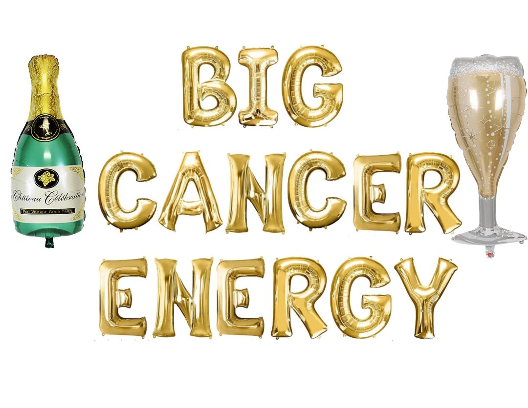 BIG CANCER ENERGY 21st Birthday Decorations, Big Cancer Energy Balloon ...