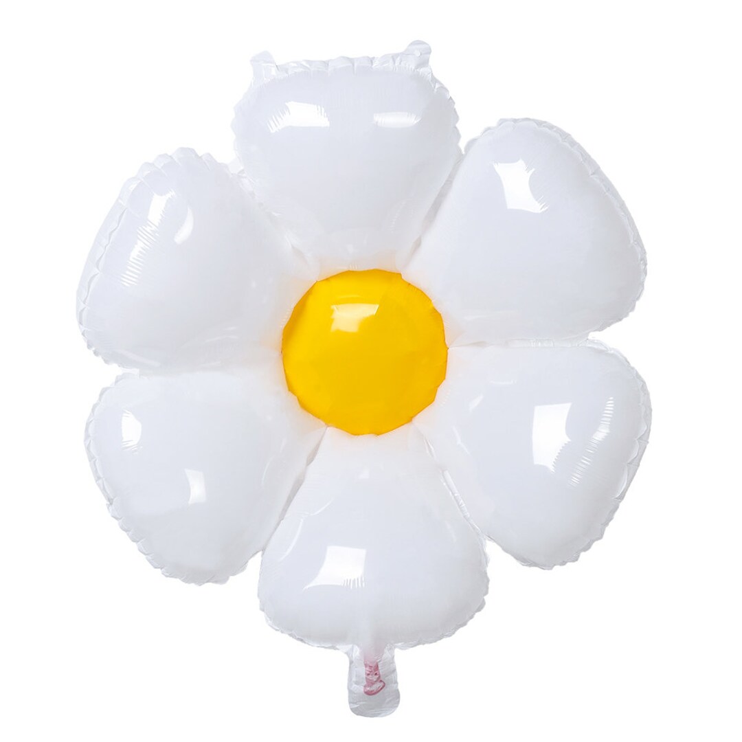 Large Daisy Balloon, White Daisy Flower Balloon, Daisy Flower, Daisy ...