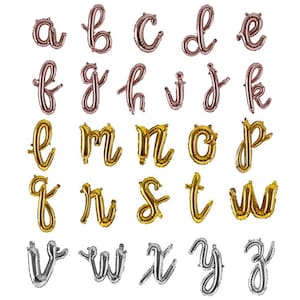 Just Engaged Cursive Letter Balloons Engaged AF Banner Script Balloon ...