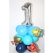 DIY Large 5ft Blue Under the Sea Birthday Balloon Sculpture Oneder ...
