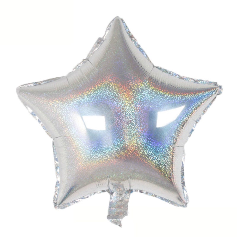 Globos estrella plateada - Etsy México