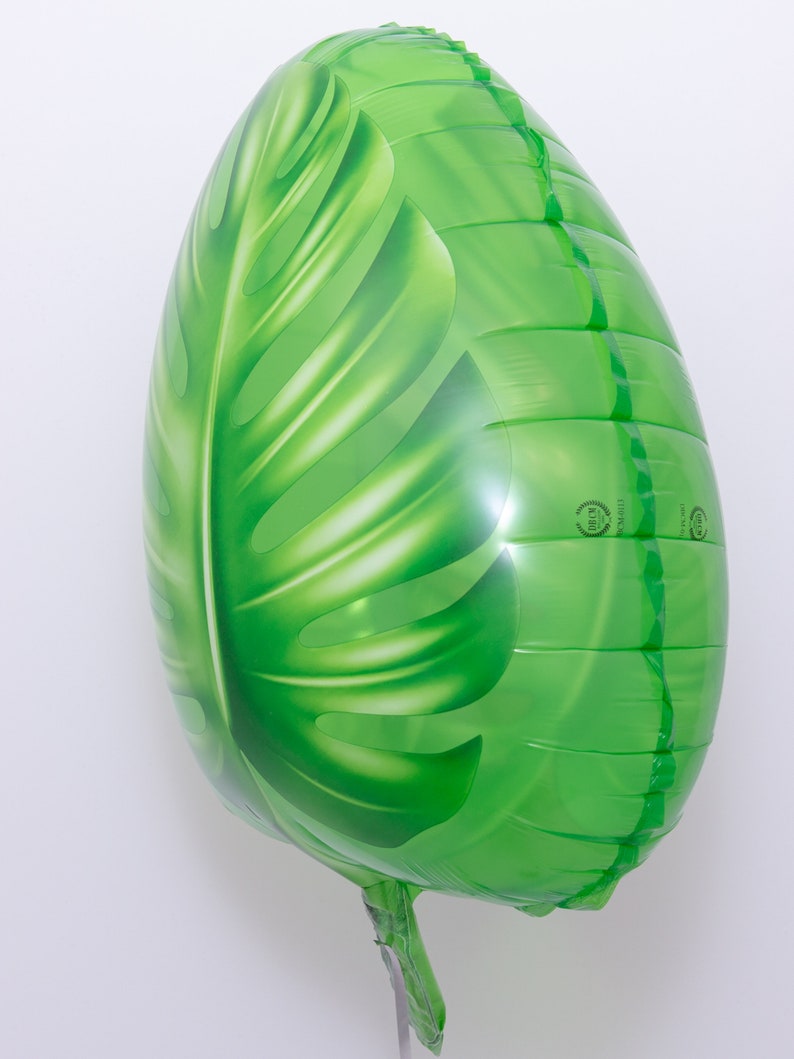 20" Tropical Leaf Balloon Leaves Balloons Jungle Safari Birthday Decor ...