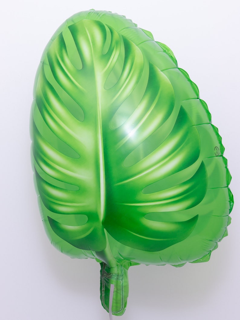 20" Tropical Leaf Balloon Leaves Balloons Jungle Safari Birthday Decor ...