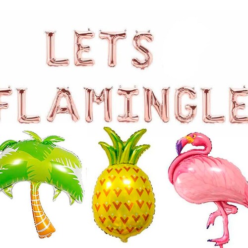 Flamingo Birthday Party Invitation Let's Flamingle | Etsy