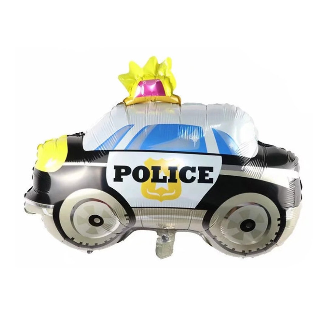 XL Police Car Balloon Helium Floated, Traffic Jam Balloons Police Car ...