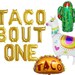 Taco Bout Two Banner, 2nd Birthday, 2nd Birthday Party, Taco Bout Two ...