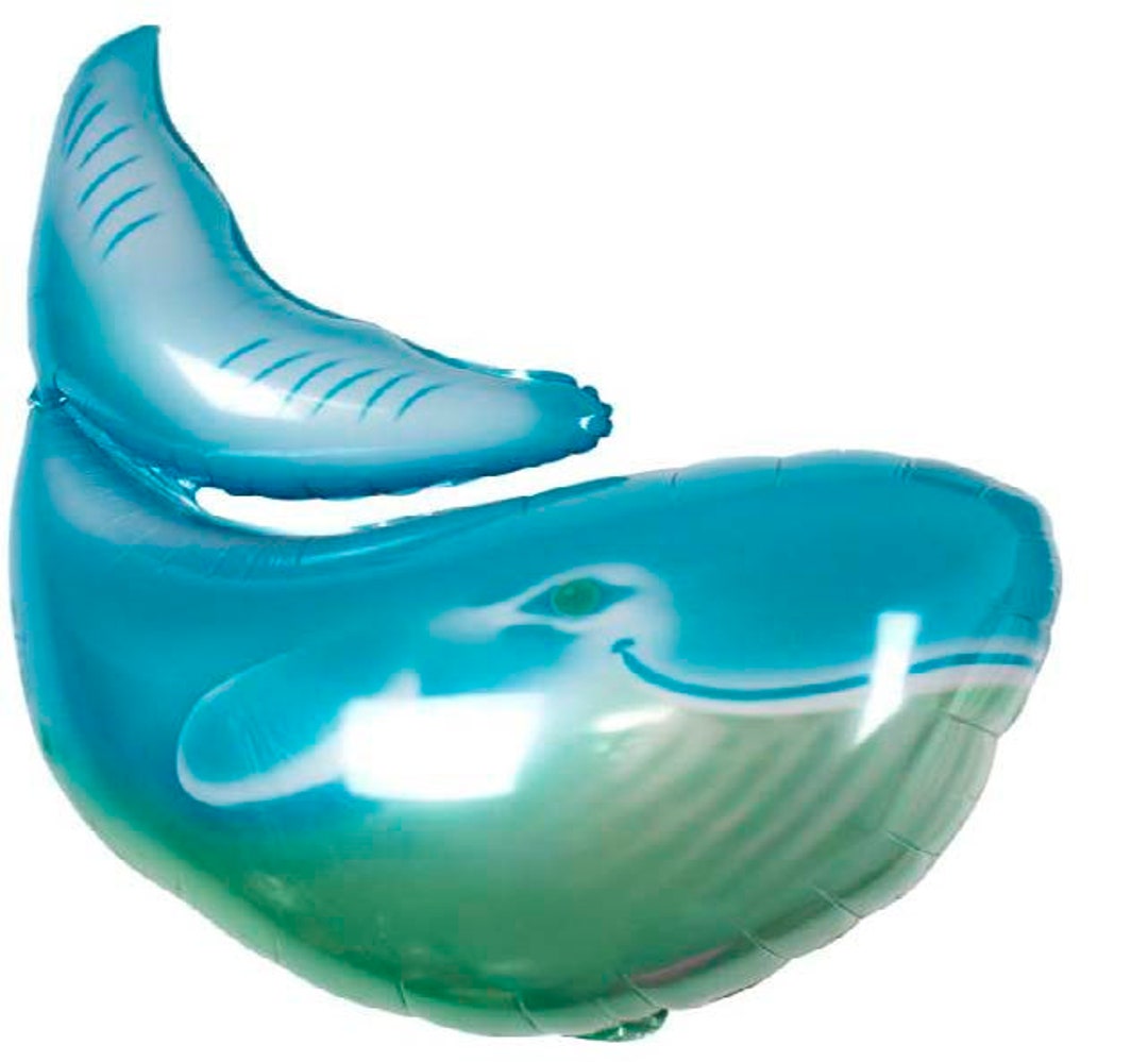 Blue Whale 43" XL Balloon Helium Under the Sea Fish Fishing Birthday ...